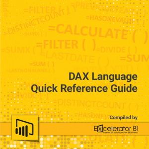 Books - Excelerator BI