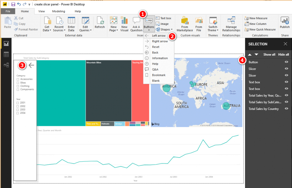 Create a Power BI Slicer Panel - Excelerator BI